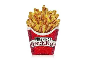 Judith Leiber Judith Leiber Couture French Fries Crystal Clutch Red