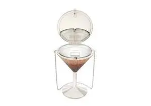 Judith Leiber Martini Espresso Clutch