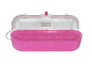 Judith Leiber Long Slide Fullbead Fuchsia