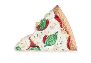 Judith Leiber Pizza Margherita Crystal Clutch