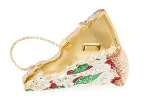 Judith Leiber Pizza Margherita Crystal Clutch