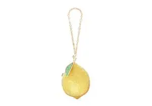Judith Leiber Citron Lemon Crystal Clutch