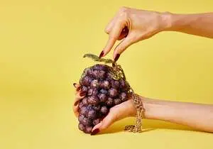 Judith Leiber Grapes Concord Crystal Clutch