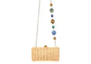 Judith Leiber Poppy Basket Handbag - Neutral