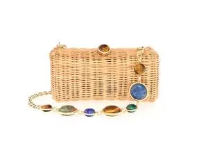 JUDITH LEIBER Judith Leiber Couture Poppy Basket Handbag