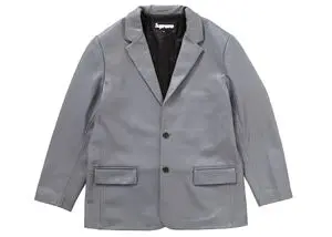 Supreme Leather Blazer Jacket