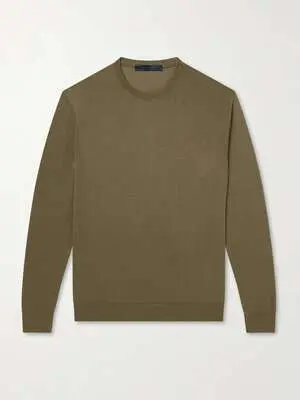 Kiton Wool Knit Sweater - Green
