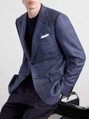 Caruso Norma Checked Wool Blazer