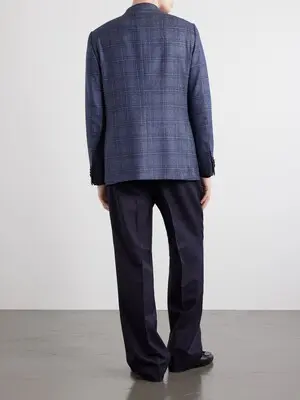 Caruso Norma Checked Wool Blazer