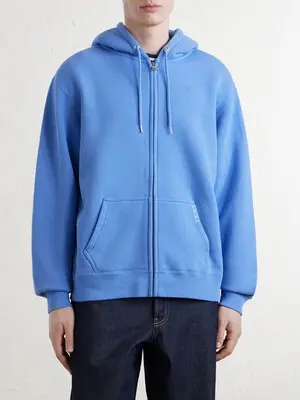 JW Anderson Cotton-jersey Zip-up Hoodie