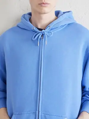 JW Anderson Cotton-jersey Zip-up Hoodie