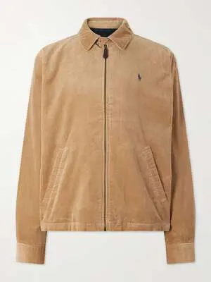 Polo Ralph Lauren Cotton-corduroy Bomber Jacket - Beige