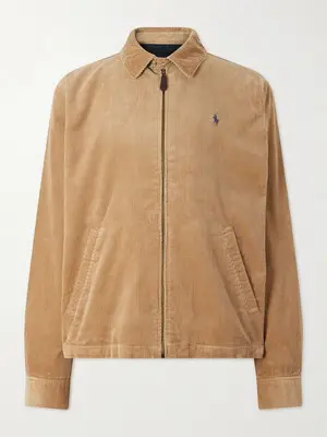 Polo Ralph Lauren Corduroy Bomber Jacket - Neutrals
