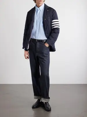 Thom Browne Garment-dyed Linen Shirt