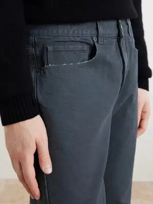 Massimo Alba Oceano Straight-leg Cotton Trousers