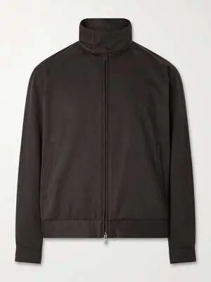 THE ROW Ozello Cotton Gabardine Jacket - Brown
