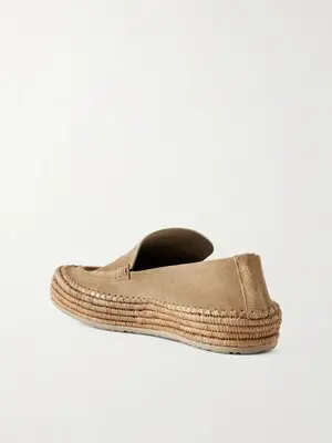 Loewe Rio Suede Loafers - Neutrals