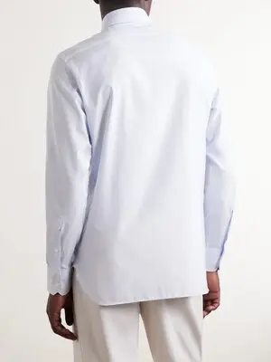 Zegna Trofeo Cotton-poplin Shirt