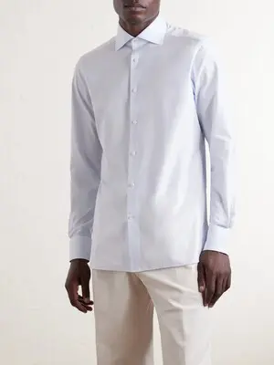 Zegna Trofeo Cotton-poplin Shirt