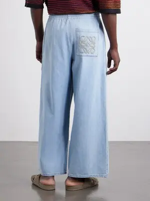 Loewe Paula's Ibiza Wide-leg Drawstring Jeans