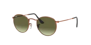 Ray-ban Sunglass Round Metal - Green Gradient