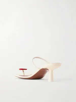 NEOUS Mondor 55 Leather Sandals - Neutrals
