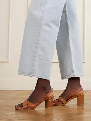 Jennifer Chamandi Leonardo 65 Leather Sandals