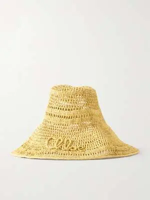 Chloé Raffia Hat - Yellow