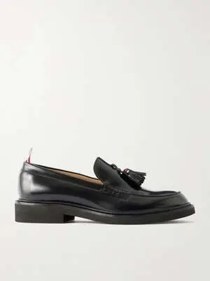 Thom Browne Tassel Leather Loafers - Black