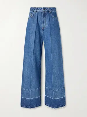 Givenchy Mid-rise Wide-leg Jeans - Blue