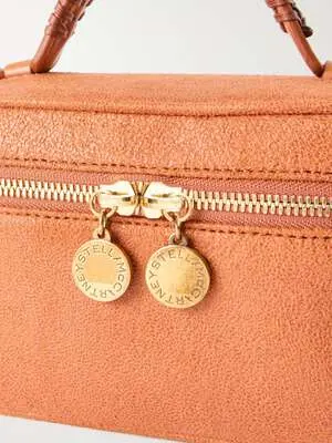 Stella McCartney Falabella Vanity Metallic Vegetarian Leather Shoulder Bag