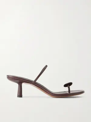 NEOUS Mondor 55 Leather Sandals - Brown