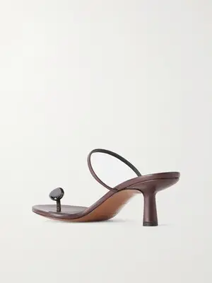 NEOUS Mondor 55 Leather Sandals - Brown
