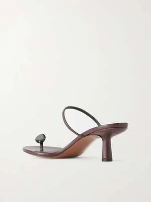NEOUS Mondor 55 Leather Sandals - Chocolate
