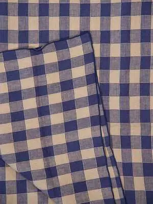 Maison De Vacances Bourdon Vintage Vichy Tablecloth - Blue
