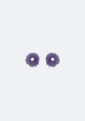 Lapointe Feather Cuffs Grape