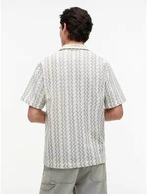 Tommy Hilfiger Open Weave Camp Shirt