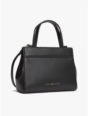 Tommy Hilfiger Monogram Turnlock Mini Satchel Bag