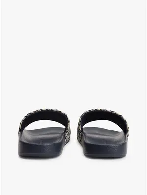 Tommy Hilfiger Jacquard Monogram Pool Slides