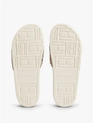 Tommy Hilfiger Jacquard Monogram Pool Slide
