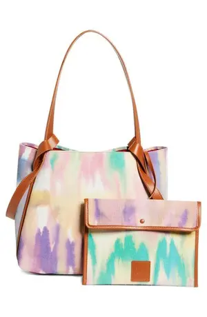 CHRISTIAN LOUBOUTIN Small Bettina Tie Dye Canvas Tote