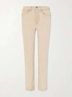 Khaite Finley Straight-leg Jeans - Beige