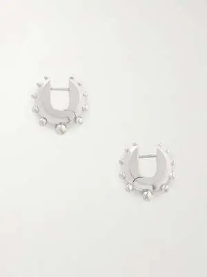 Phoebe Philo Sterling Hoop Earrings - Silver