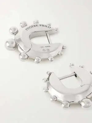 Phoebe Philo Sterling Hoop Earrings