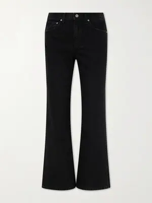 Khaite Clara Flared Jeans - Black
