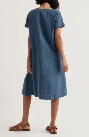 SEASALT CORNWALL Linen A-line Dress