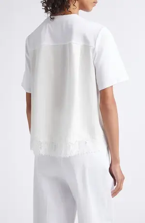 3.1 Phillip Lim Mixed Media T-shirt