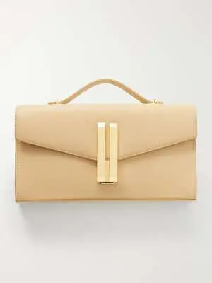 DEMELLIER The Vancouver Leather Clutch - Neutral