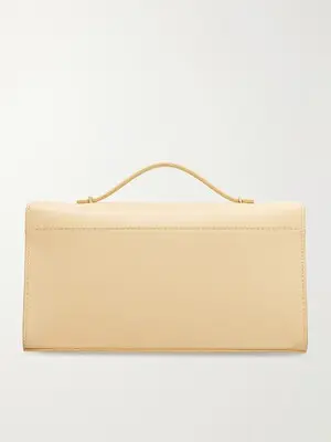 DEMELLIER The Vancouver Leather Clutch - Neutrals