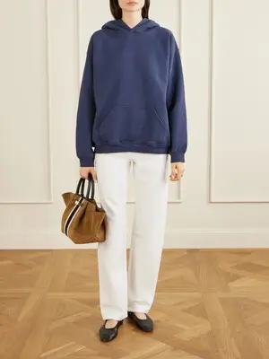 Matteau Organic Cotton Jersey Hoodie - Blue